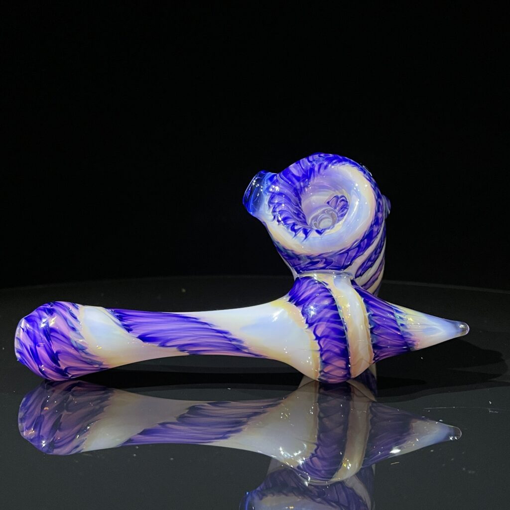 Cheshire Purple Sidecar Bubbler - The Dab Lab